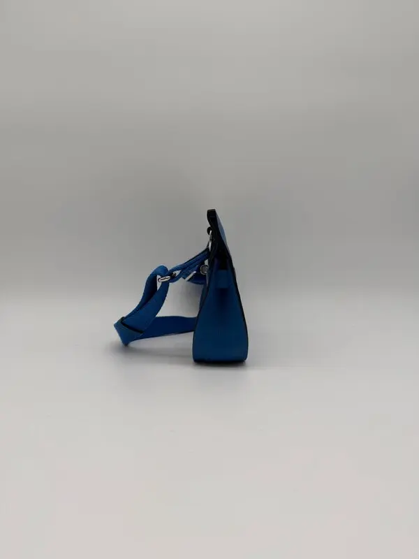 Hermès Jypsiere Evercolor Palladium Hardware Bag - Blue