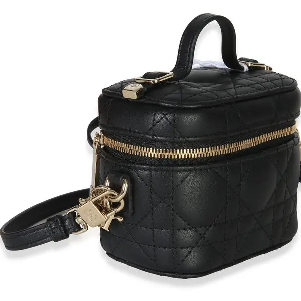 Dior Micro Lady Vanity Case In Lambskin