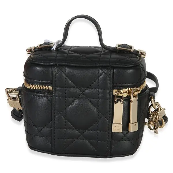 Dior Micro Lady Vanity Case In Lambskin
