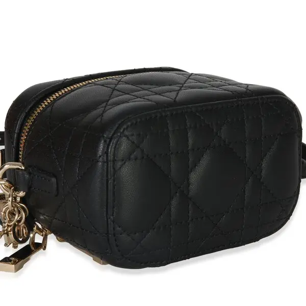 Dior Micro Lady Vanity Case In Lambskin