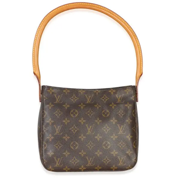 LOUIS VUITTON Monogram Canvas Looping Mm Shoulder Bag - Brown