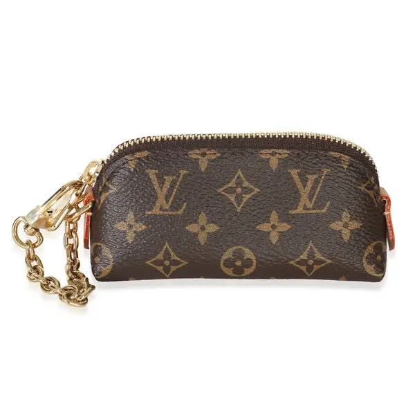 LOUIS VUITTON Monogram Canvas Cosmetic Lipstick Pouch - Brown