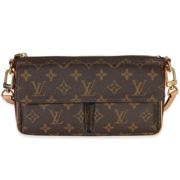 LOUIS VUITTON Monogram Canvas Vivacite Nm Shoulder Bag - Brown