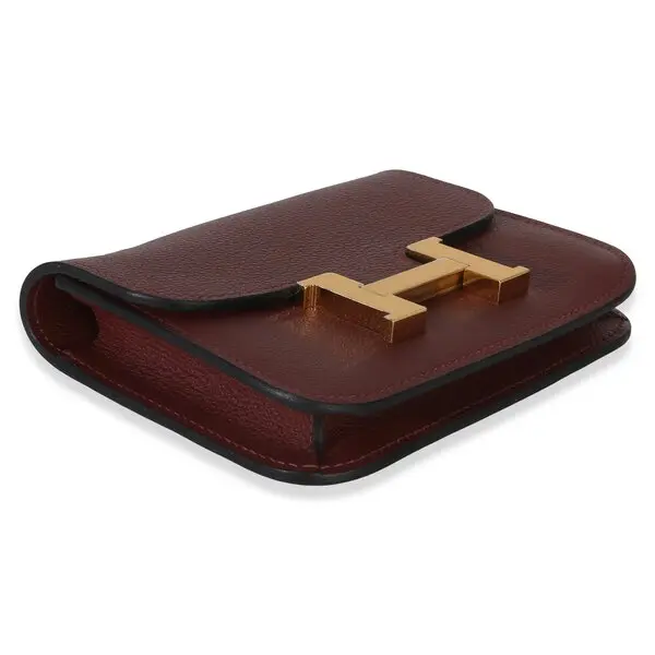 Hermès Constance Slim Wallet - Red