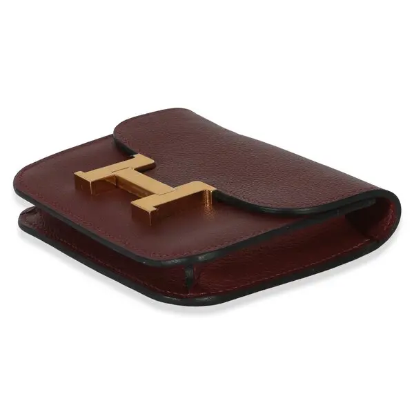 Hermès Constance Slim Wallet - Red