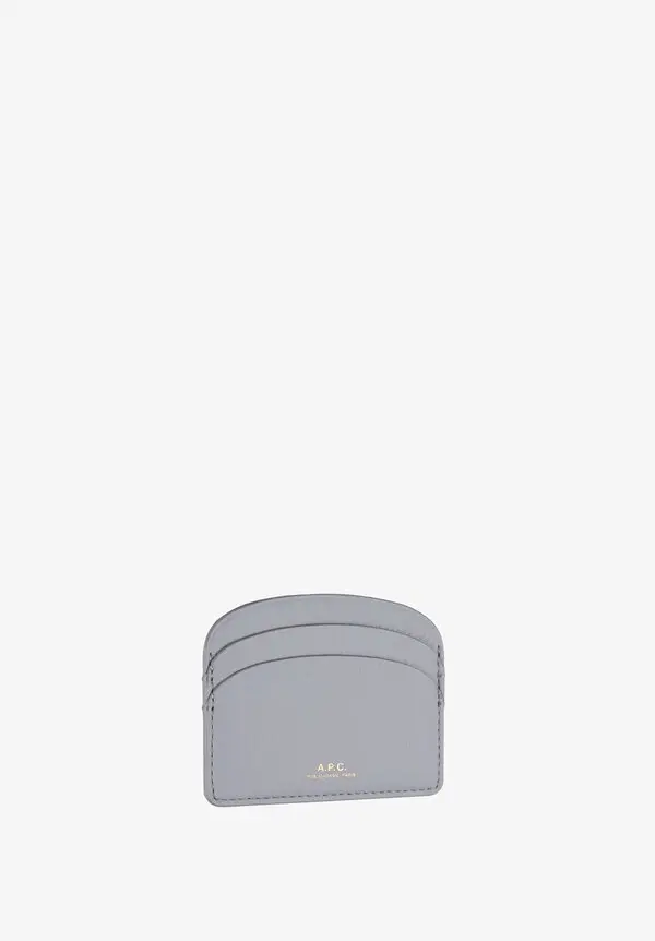 A.p.c. Demi-lune Cardholder One Size - Light Blue