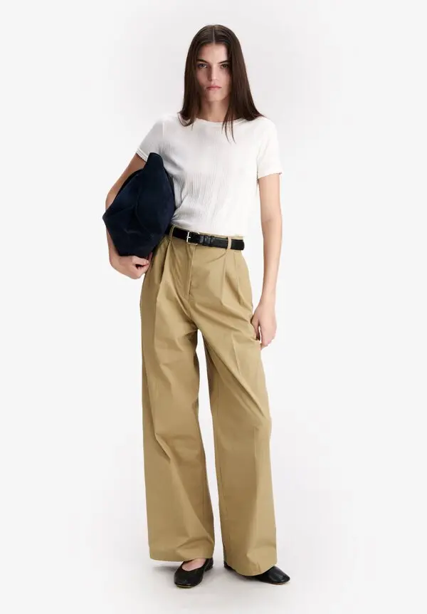 A.p.c. Ginny Straight Leg Trousers - Beige