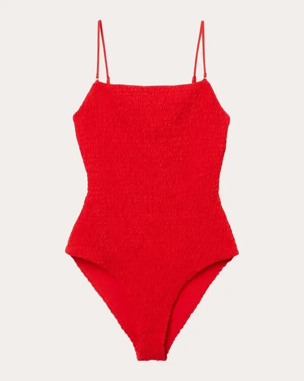 SEAQUELLE SWIM Cirrus Smocked One-piece