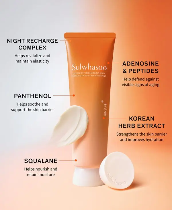 SULWHASOO Overnight Recharging Mask - No Color