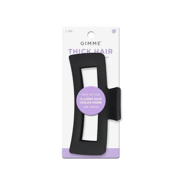GIMME BEAUTY Xl Rectangle Claw Clip - No Color