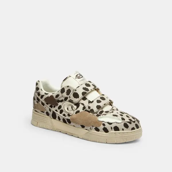 COACH OUTLET Coach Soho Double Strap Sneakers With Cloud Appliqu - Dalmation