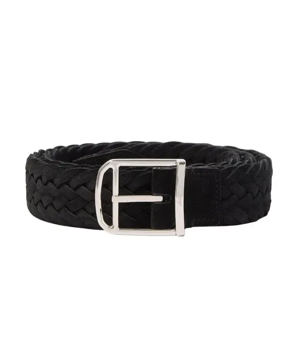 Brioni Braided Suede Belt