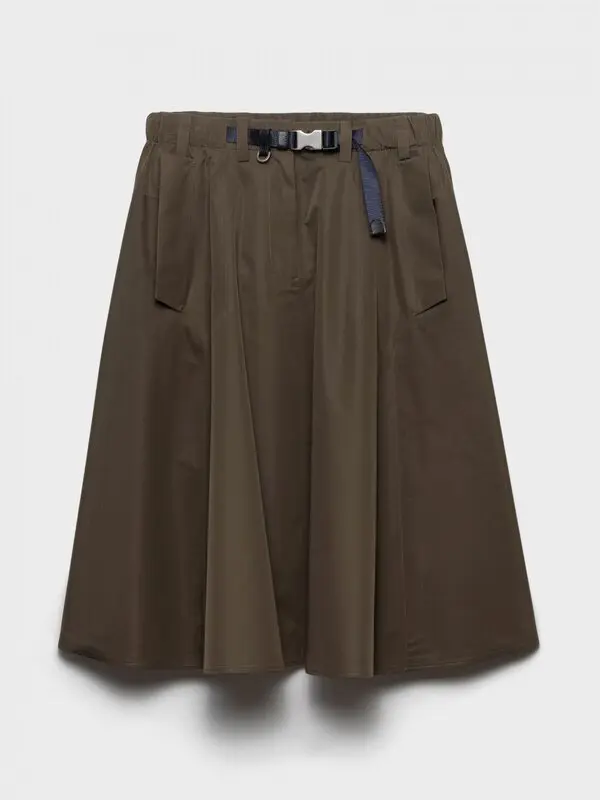 Prada Fall/winter 2026/2027 Belted Skirt - Green