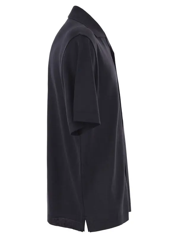 Herno Cotton Jersey Shirt With Chest Pocket