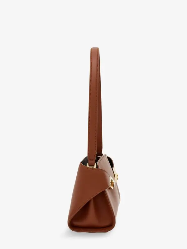 FERRAGAMO Hug Eastwest Leather Shoulder Bag