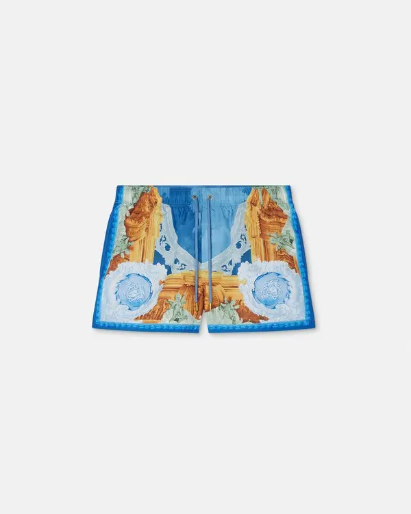 Versace Printed Swim Shorts