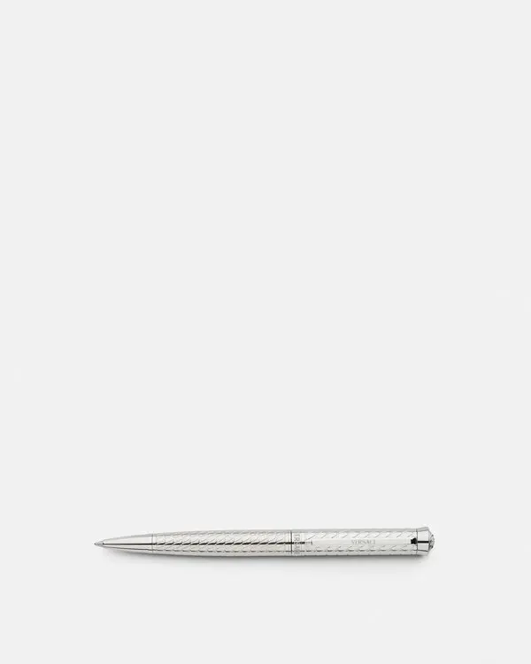 Versace Infinite Ball Point Pen - Silver
