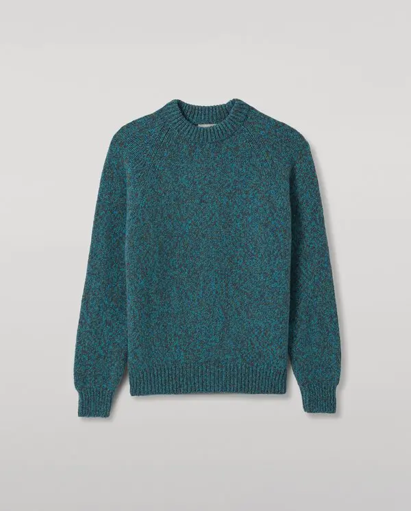 Johnstons Of Elgin Fyfe Bue Cashmere Jumper