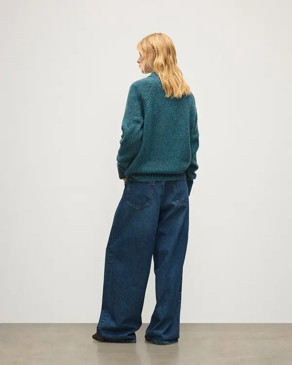 Johnstons Of Elgin Fyfe Bue Cashmere Jumper