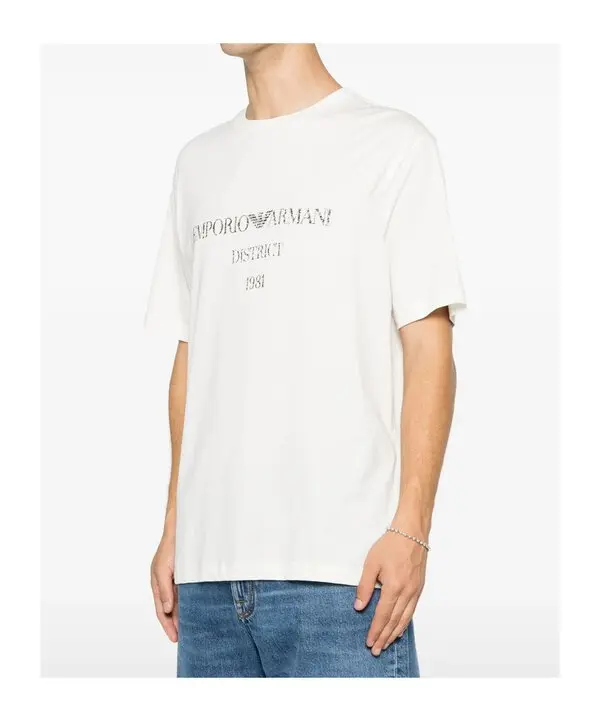 Emporio Armani Logo-print Crew-neck T-shirt