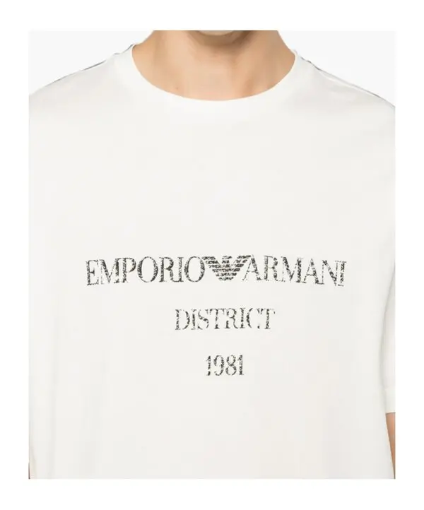 Emporio Armani Logo-print Crew-neck T-shirt