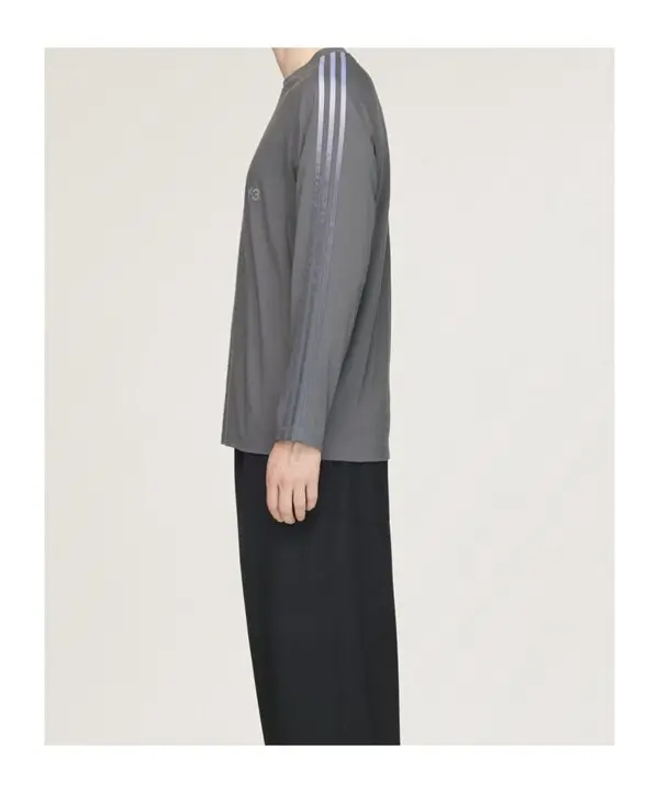Y3 Oversized Gradient Stripes Long Sleeve T-shirt
