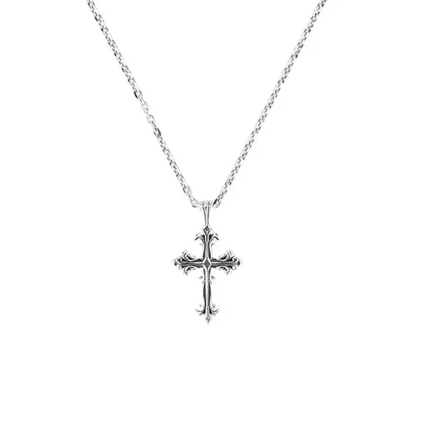 Emanuele Bicocchi Cross Pendant - Silver