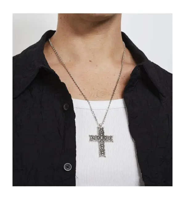 Emanuele Bicocchi Reissue Notre-dame Large Cross Necklace