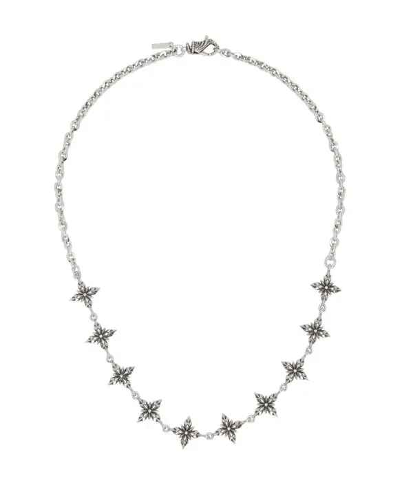 Emanuele Bicocchi Stella Ventis Half-chain Necklace - Silver