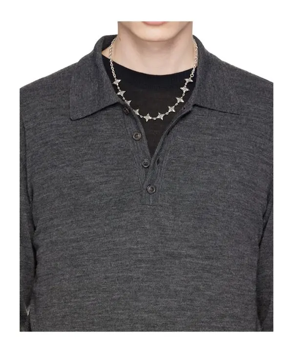 Emanuele Bicocchi Stella Ventis Half-chain Necklace - Silver
