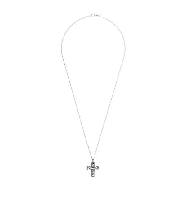 Emanuele Bicocchi Reissue Notre-dame Cross Necklace - Silver