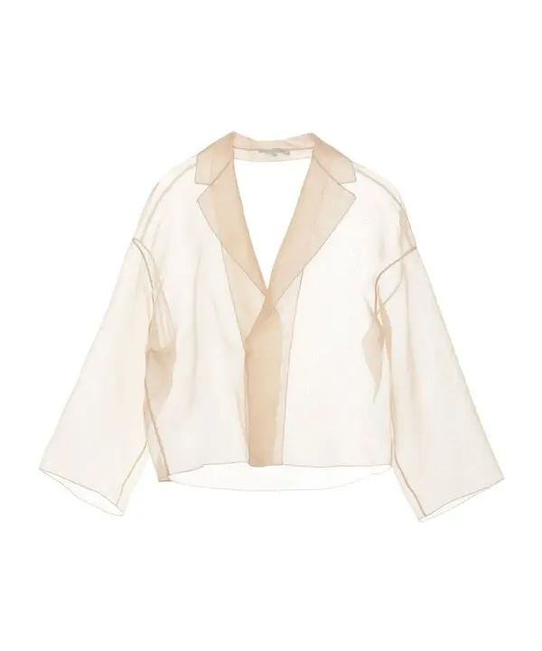 Antonelli Firenze Emma Sheer Silk Blazer