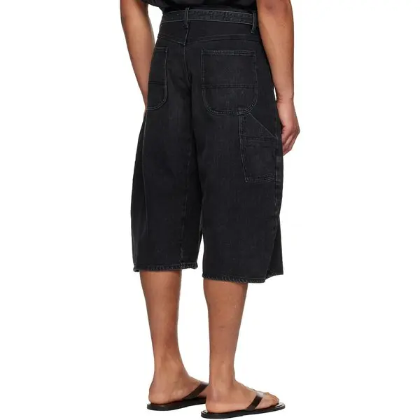 Sacai Belted Barrel-leg Shorts