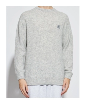 American Vintage Logo Patch Pullover - Gray