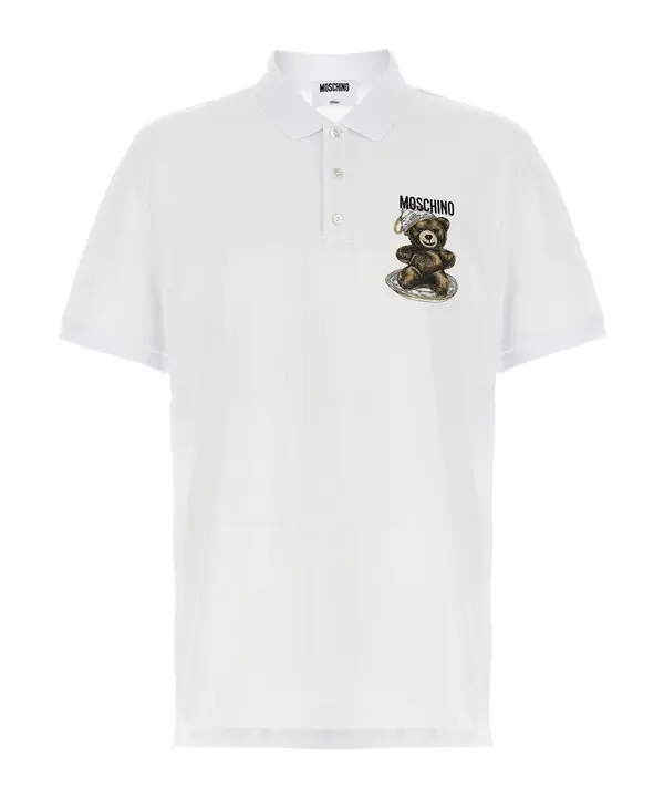 Moschino Printed Press Polo Shirt