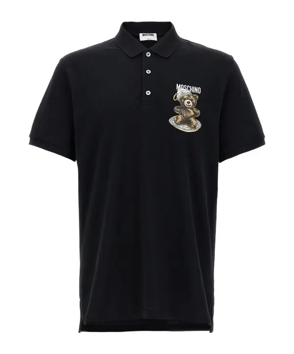 Moschino Printed Press Polo Shirt