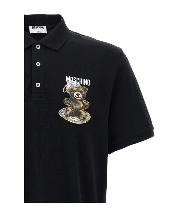 Moschino Printed Press Polo Shirt