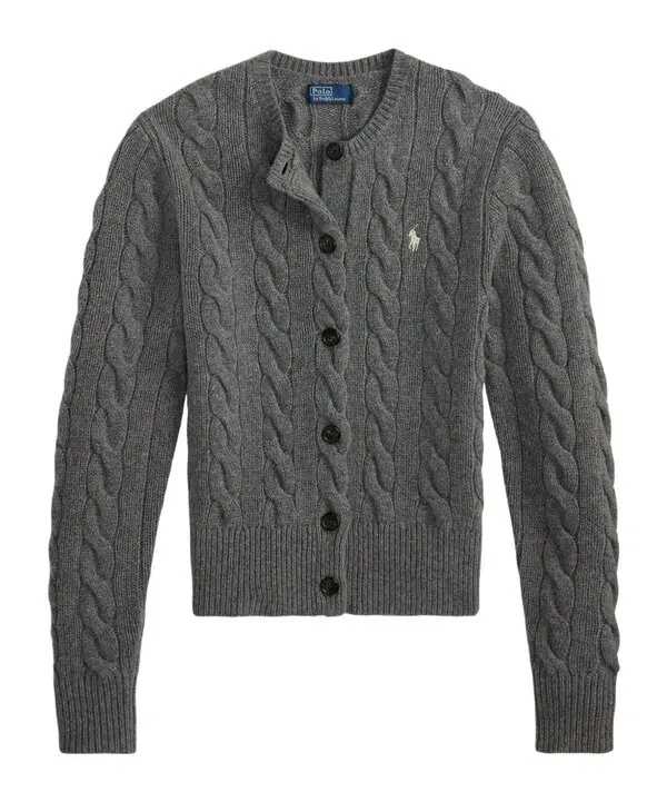 Polo Ralph Lauren Cable-knit Cardigan - Grey