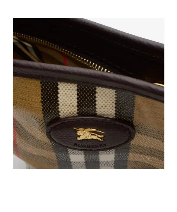 Burberry Highlands Check-pattern Zipped Tote Bag