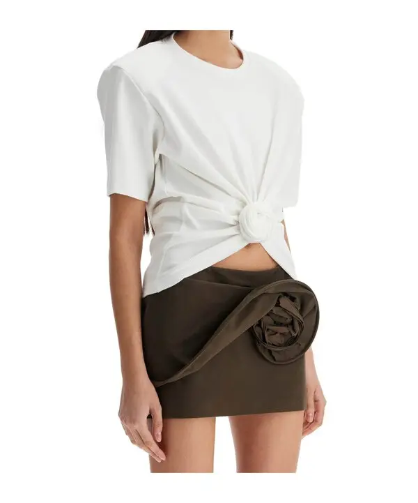 Magda Butrym Open-necked Black Shirt