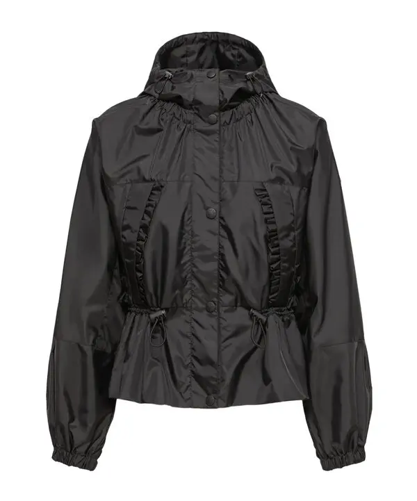 Moncler Imaginaire Canvas Short Parka - Black