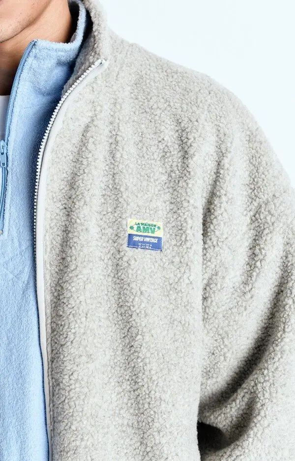American Vintage Fleece Zip-up Jacket