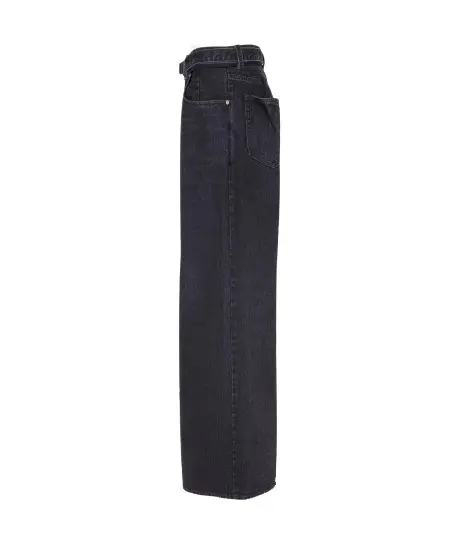 Sacai Wide-leg Belted Jeans