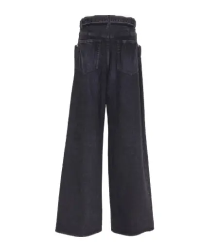 Sacai Wide-leg Belted Jeans