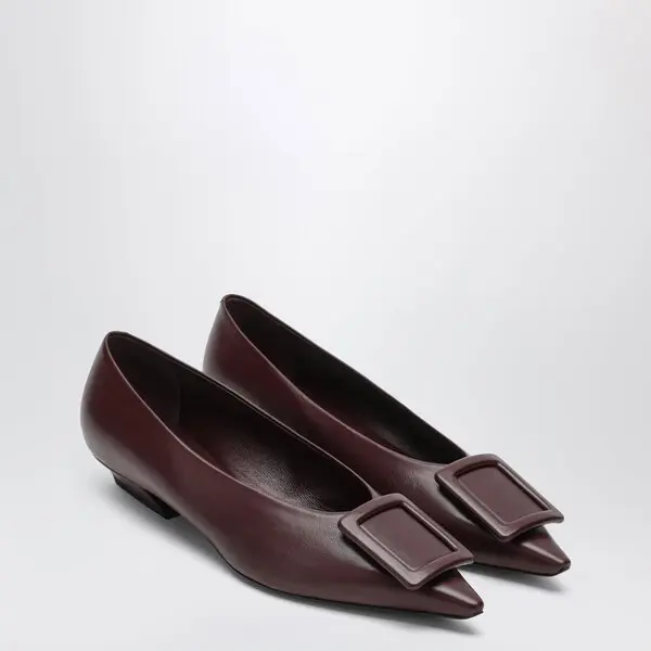 ROGER VIVIER Gommettine Ballerina In Leather - Red