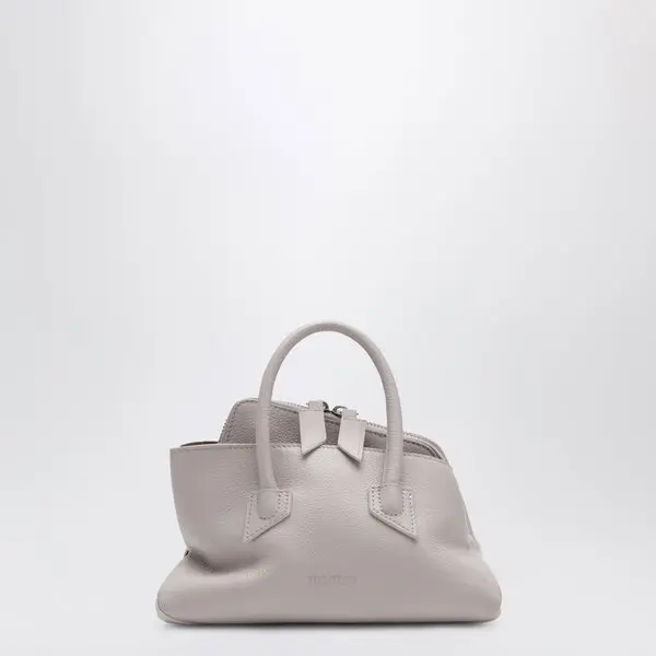 Attico Light Mauve Grain Leather La Passeggiata Mini Bag - White