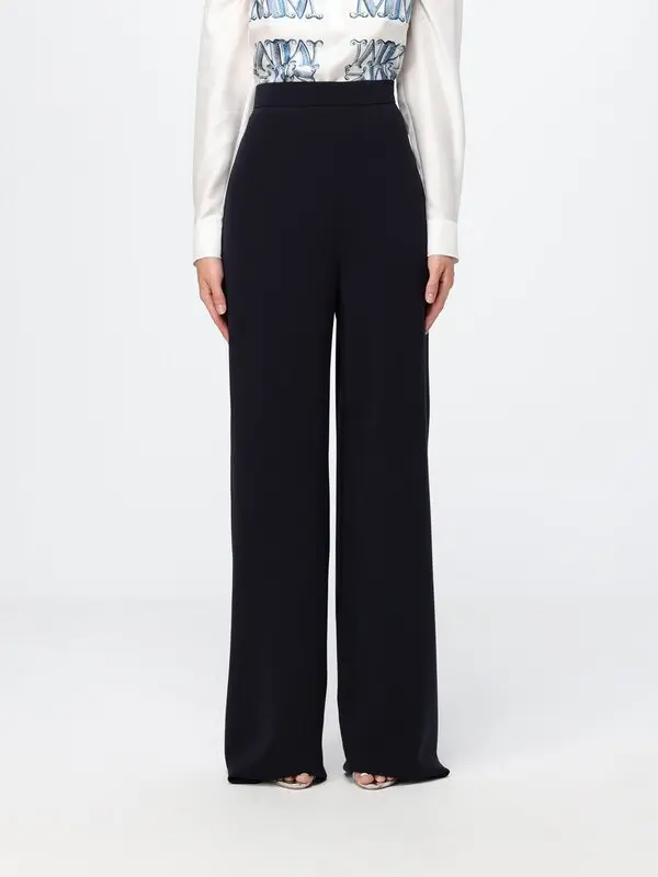 Max Mara Wide-leg Tailored Trousers - Blue