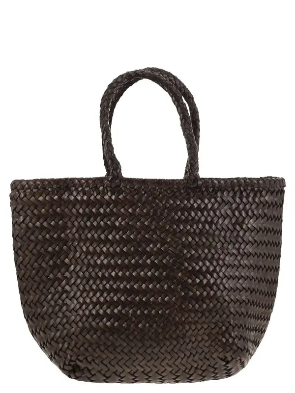 Dragon Diffusion Grace Basket Small Woven Leather Bag