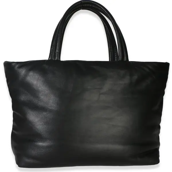 Saint Laurent Puffy Nappa Logo Tote