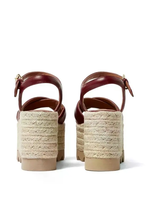 Stella McCartney Elyse Crossover-strap Platform Sandals